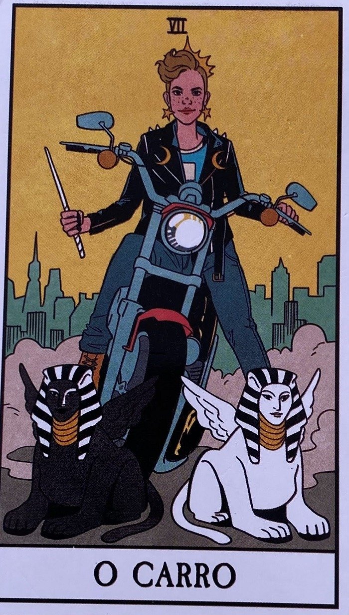 O carro tarot
