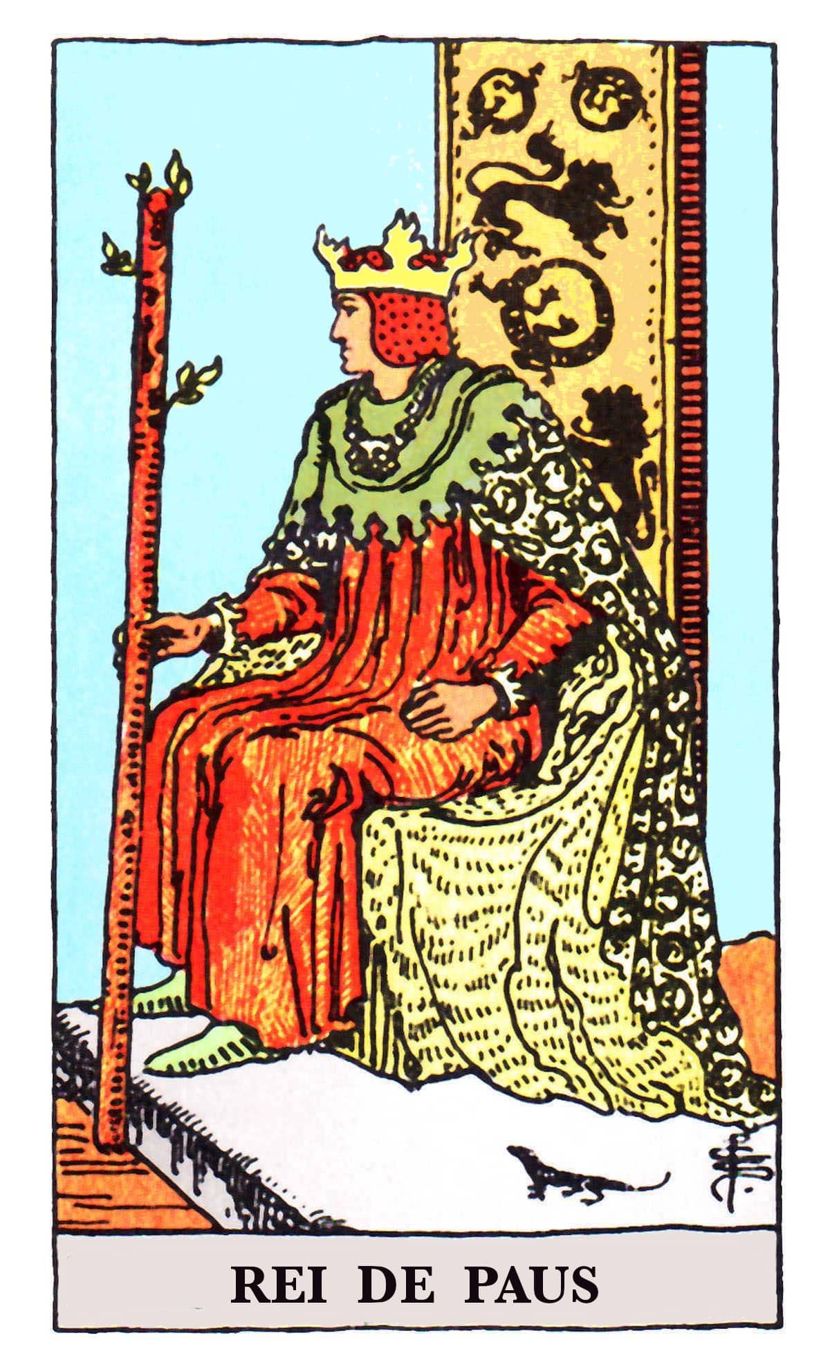Rei de Paus no Tarot: Significado, Amor, Trabalho e Espiritualidade